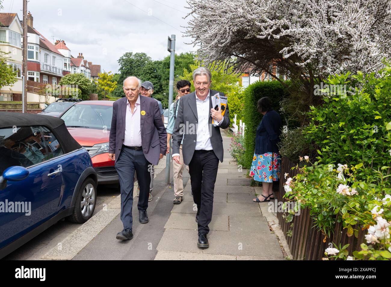 London, UK. Saturday June 8th, 2024. Former leader of the Liberal ...