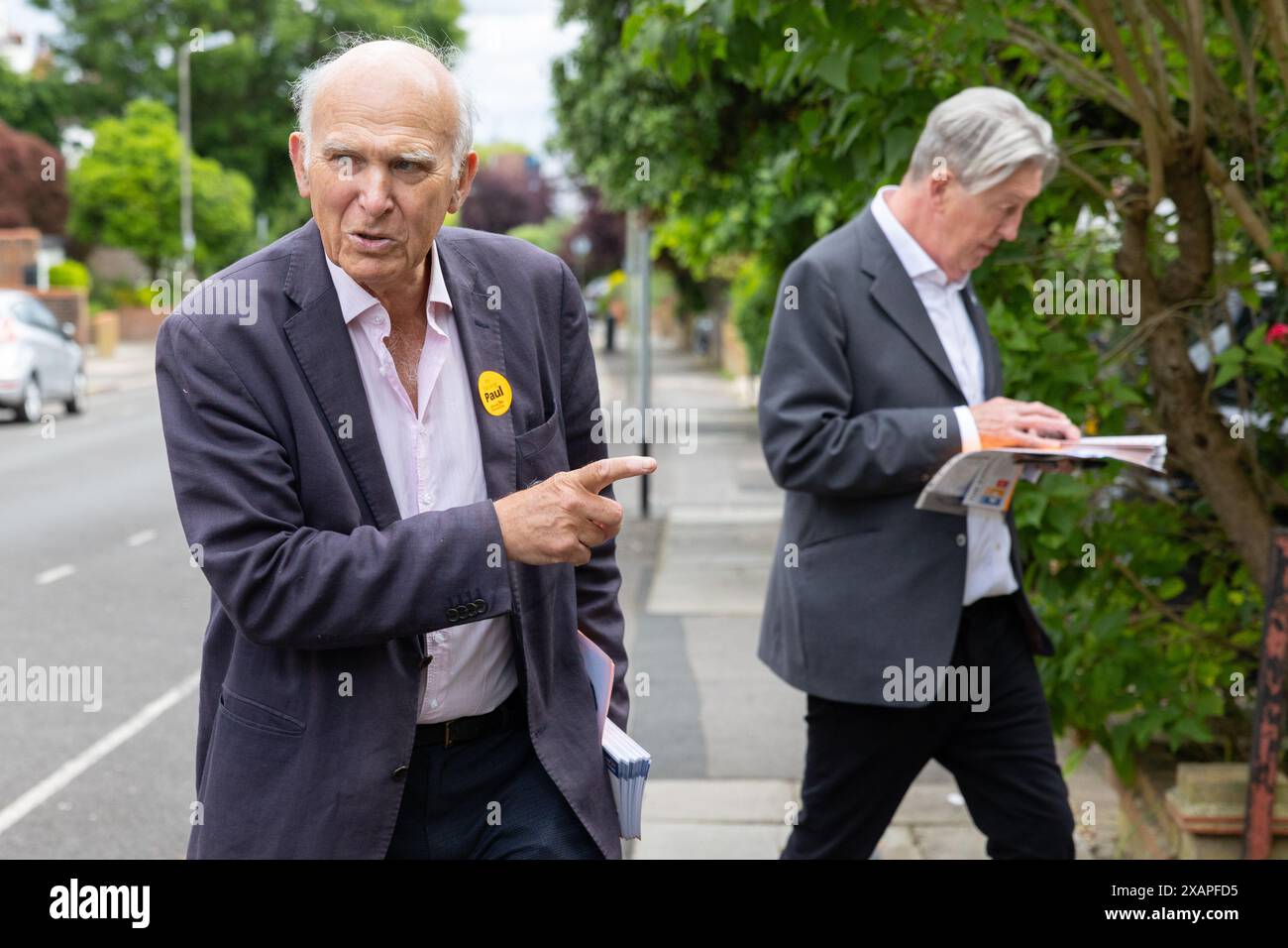 London, UK. Saturday June 8th, 2024. Former leader of the Liberal ...