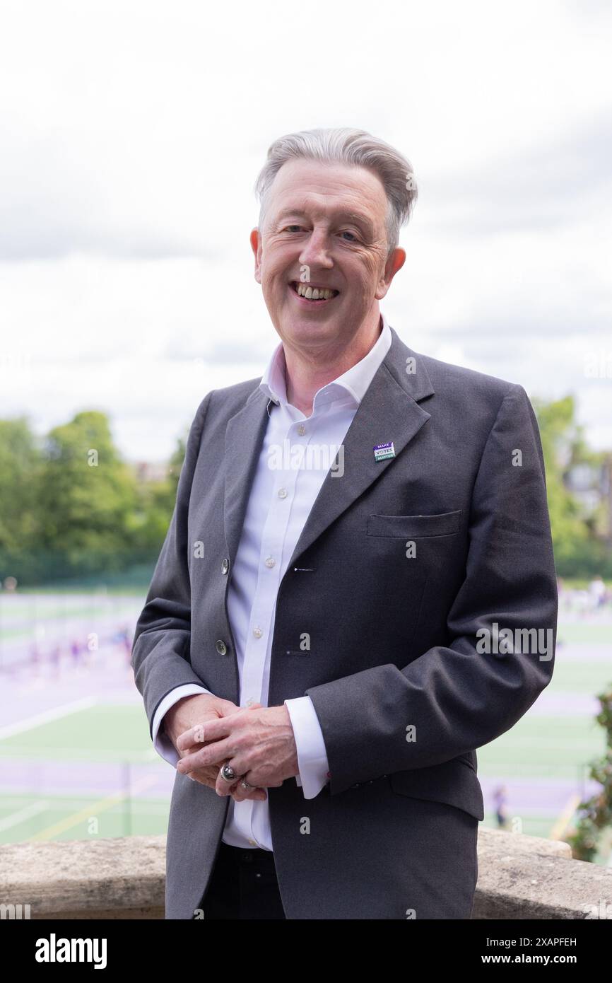 London, UK. Saturday June 8th, 2024. Liberal Democrat candidate for ...