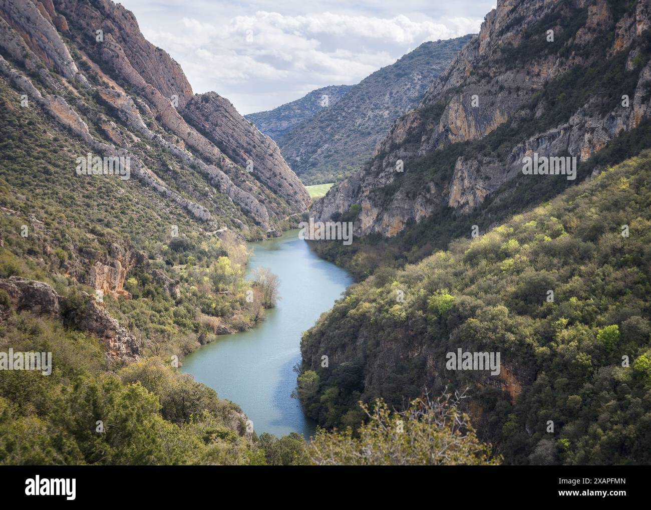 Aerial view mountain gorge hills hi-res stock photography and images ...
