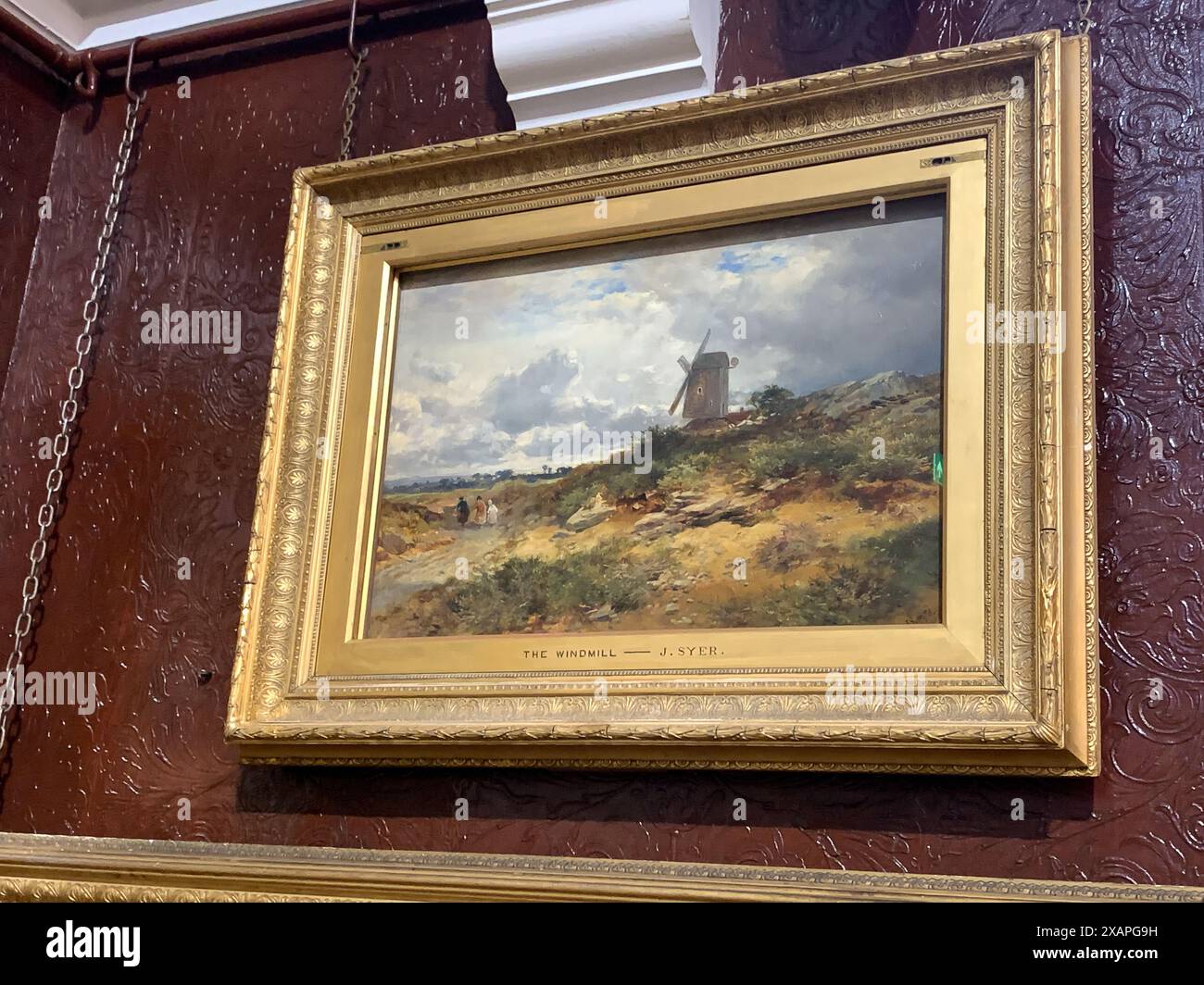 The Windmill by J Syer. Paintings in the Art Gallery at Royal Holloway ...