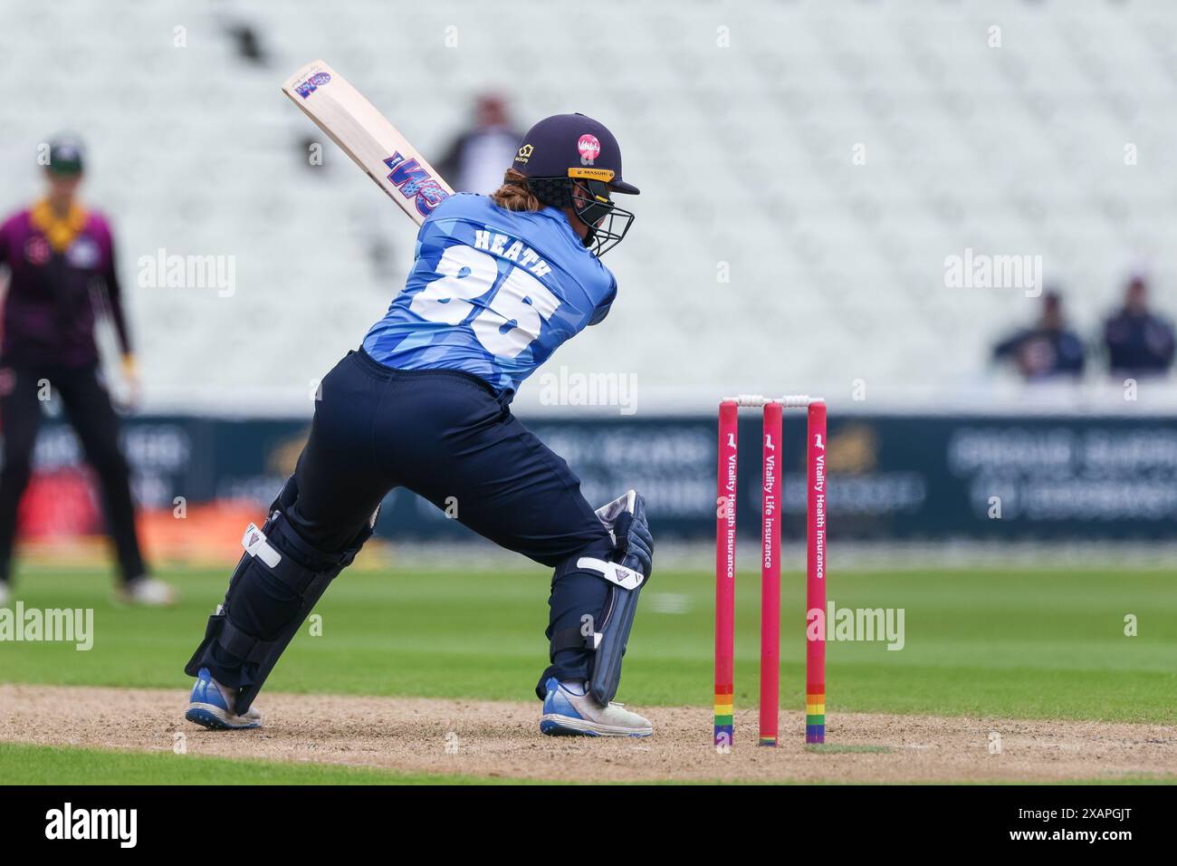 Birmingham, UK. 08th June, 2024. Bess Heath in action facing Katie ...