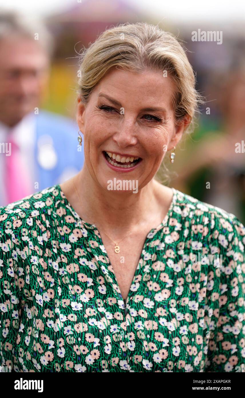 The Duchess of Edinburgh attends the Royal Windsor Flower Show at the ...