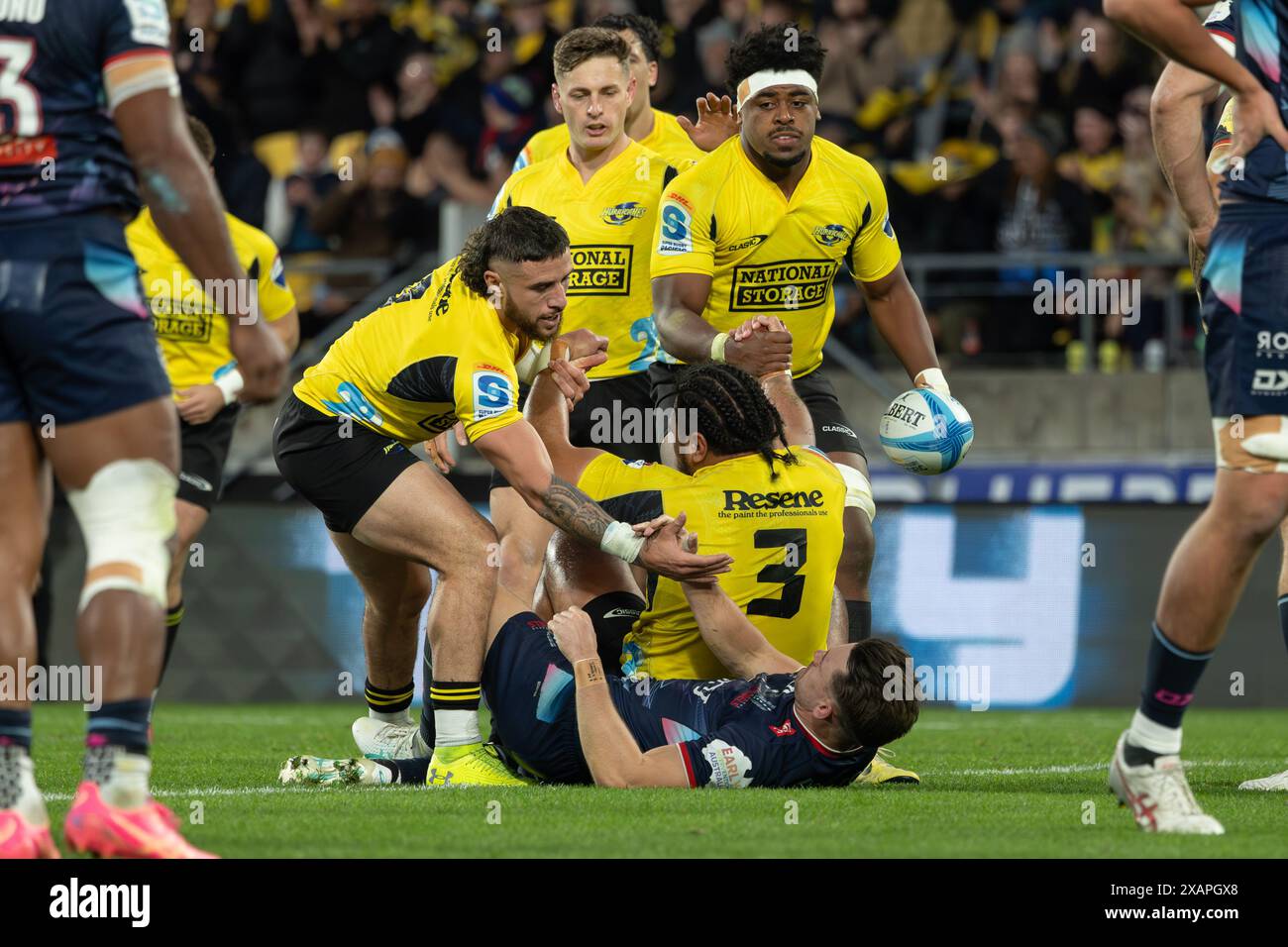 Sky Stadium, Wellington, New Zealand. 8th June, 2024. Good ...