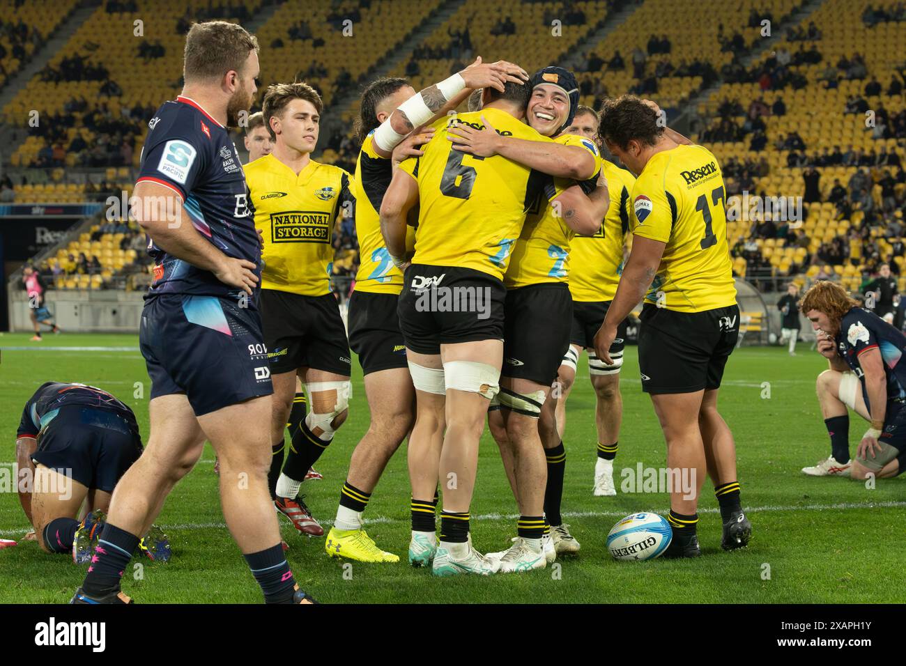 Sky Stadium, Wellington, New Zealand. 8th June, 2024. Wellington ...