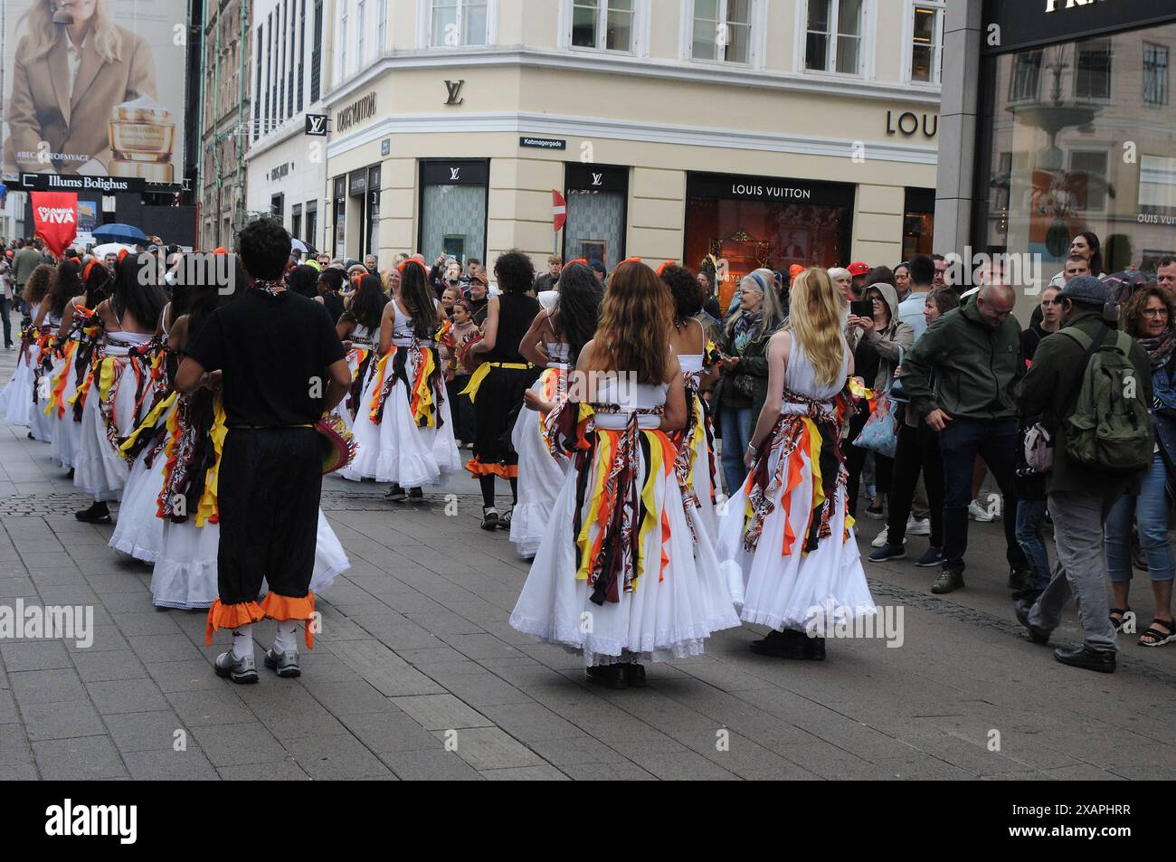 Copenhagen/ Denmark/08 JUNE 2024/People and travellers and shoppers ...