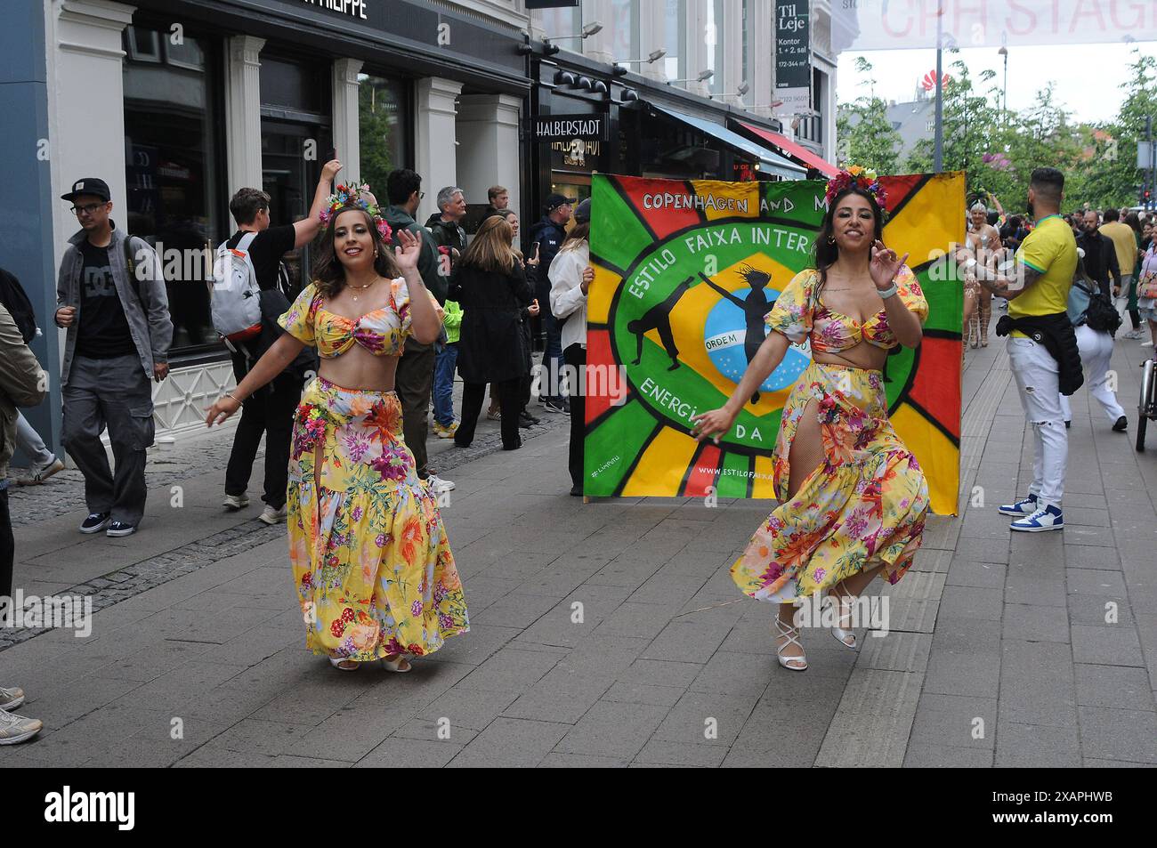 Copenhagen/ Denmark/08 JUNE 2024/People and travellers and shoppers ...