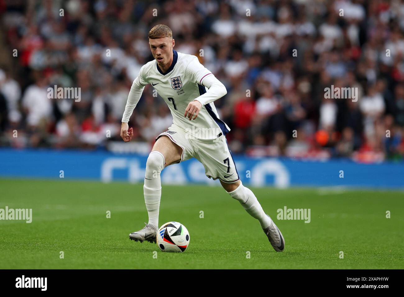 London, UK. 07th June, 2024. Cole Palmer of England in action. England ...