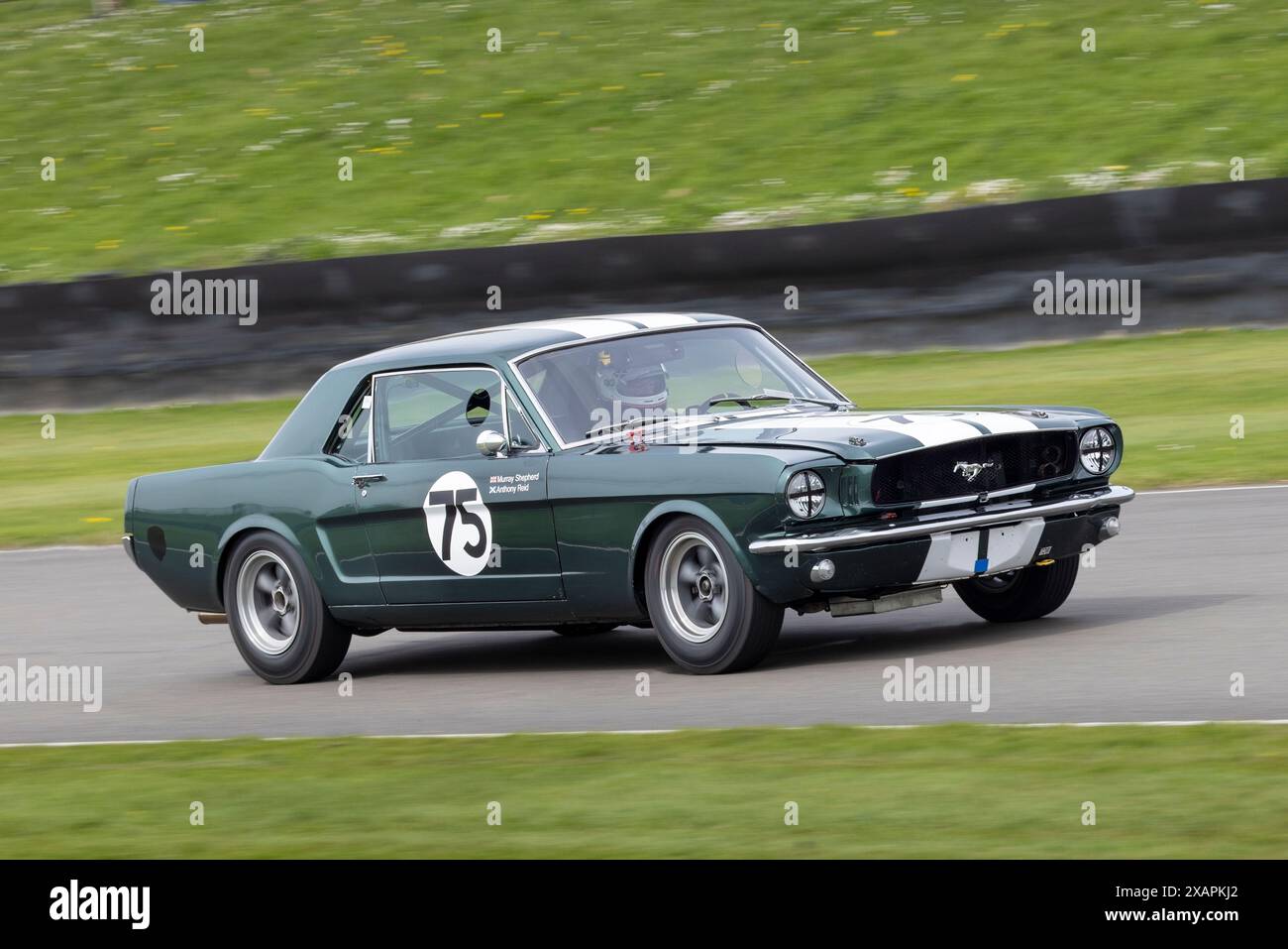 The Anthony Reid / Murray Shepherd 1965 Ford Mustang during the Ken ...