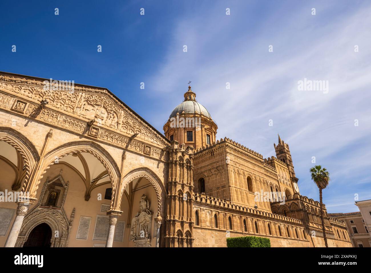 Palermo cathedral, Palermo, Sicily Stock Photo - Alamy