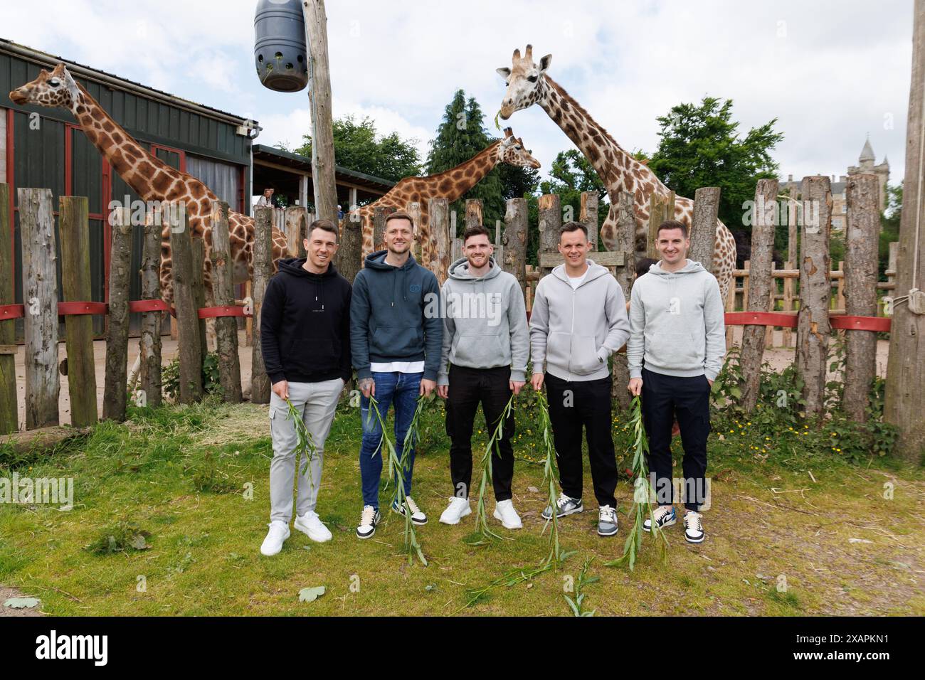 (left to right) Ryan Jack, Liam Cooper, Andy Robertson, Lawrence ...