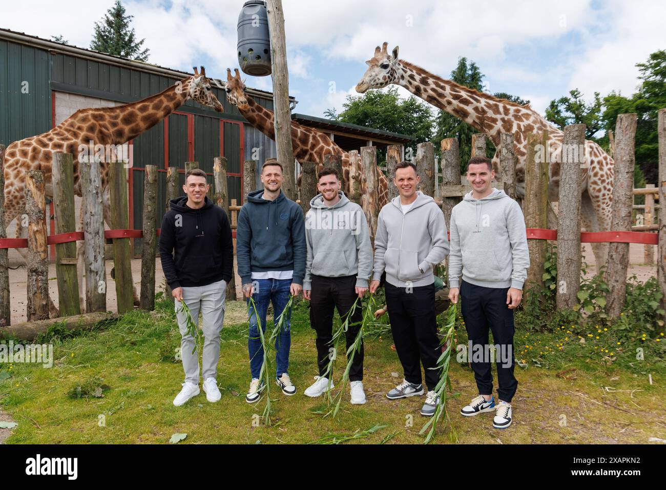 (left to right) Ryan Jack, Liam Cooper, Andy Robertson, Lawrence ...