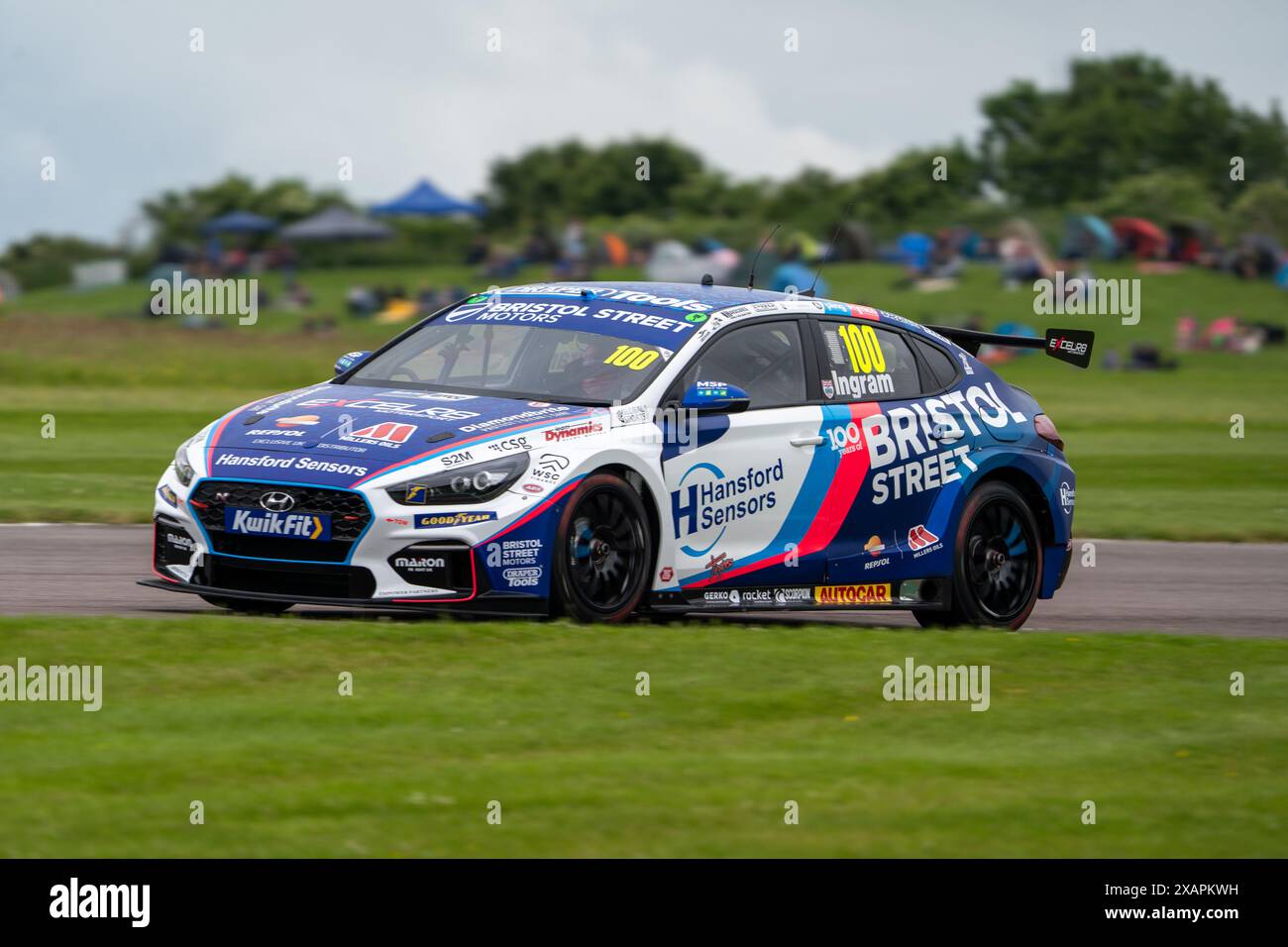 Tom Ingram 100 Excelr8 Motorsport FP1 during the BTCC at Thruxton Circuit, Andover, UK on 8 June ...