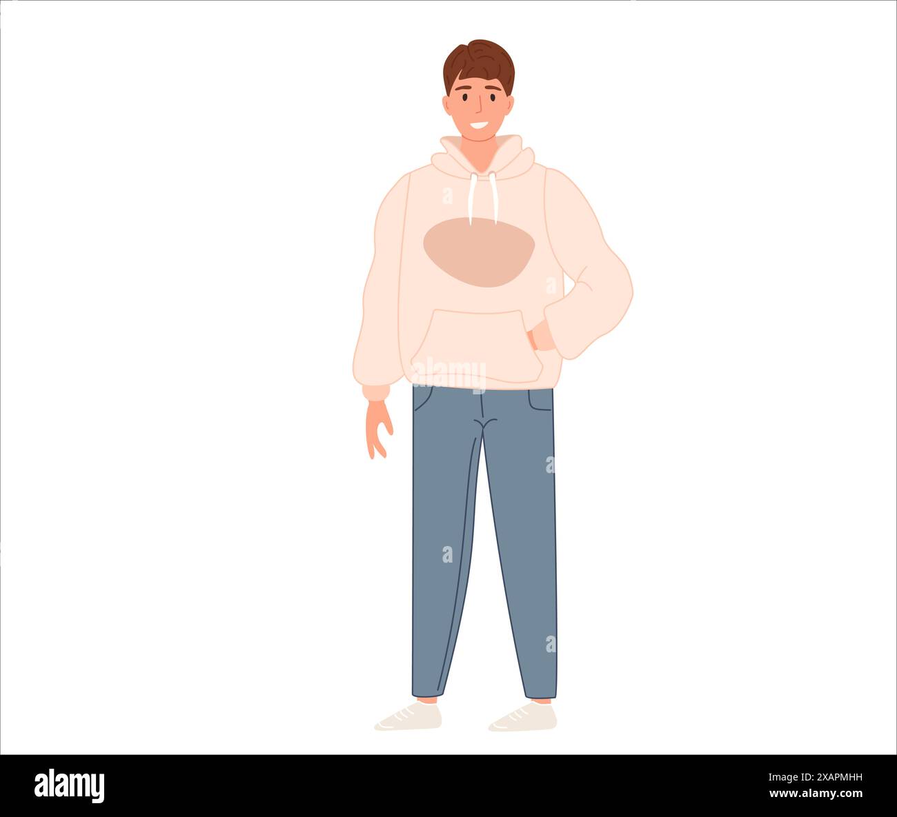 Man dressed in style with Vector illustration Stock Vector Image & Art ...