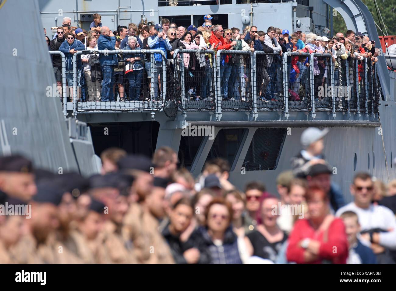 Rostock, Germany. 08th June, 2024. Numerous visitors came to the German ...