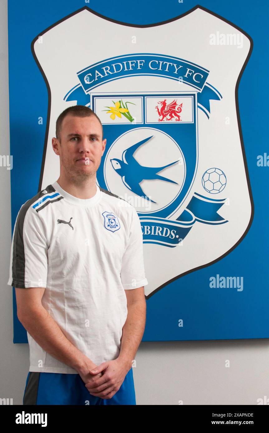 Scottish born Cardiff City footballer Kenny Miller Stock Photo - Alamy
