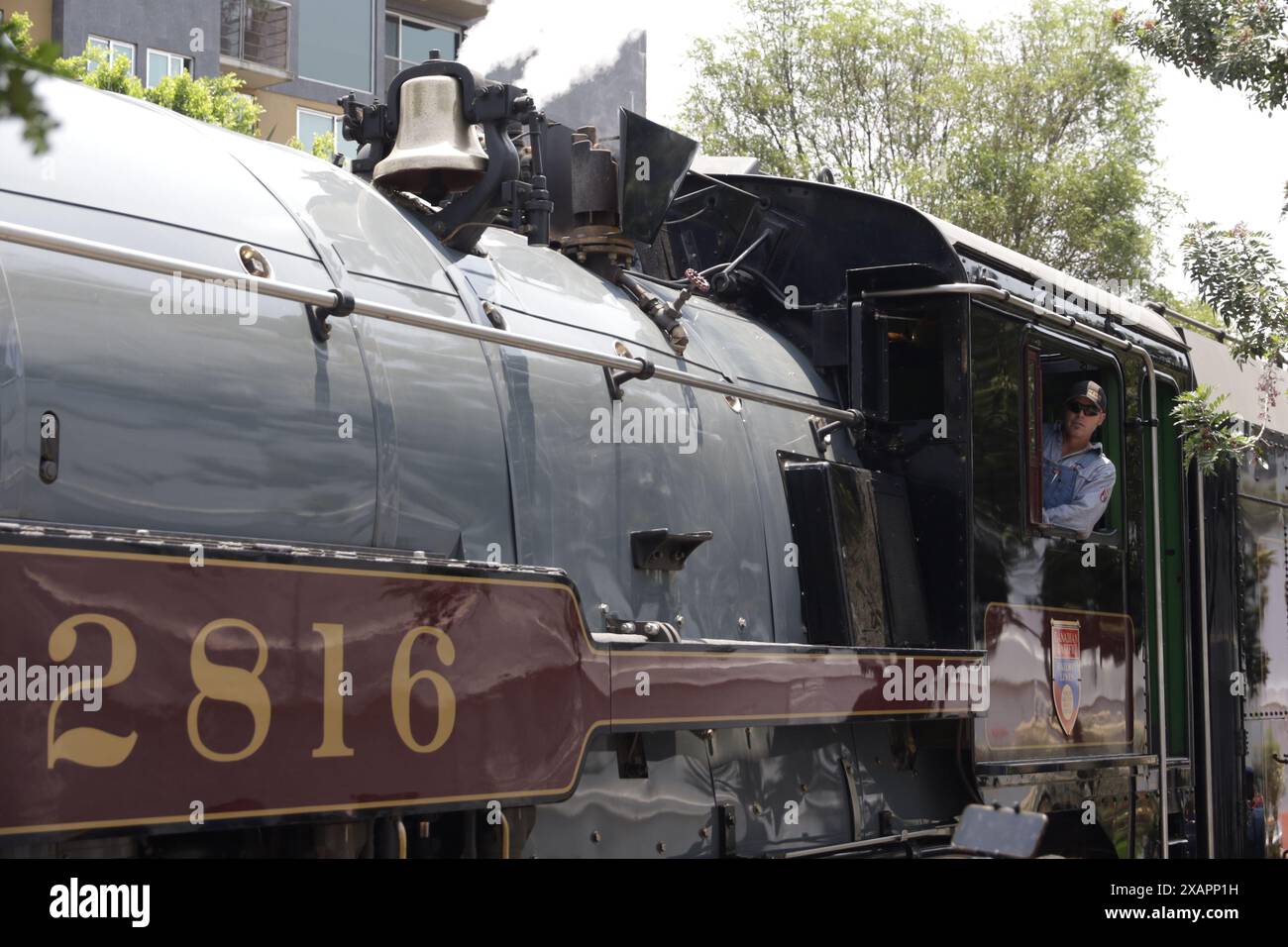 Non Exclusive: the Empress 2816 steam locomotive that the CPKC company ...