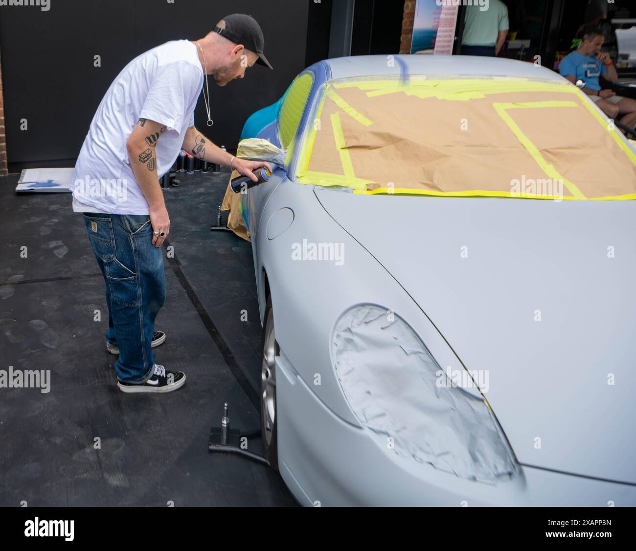 Shenfield Essex 8th Jun 2024 Renowned modern artist "Mr. Penfold" Tim ...