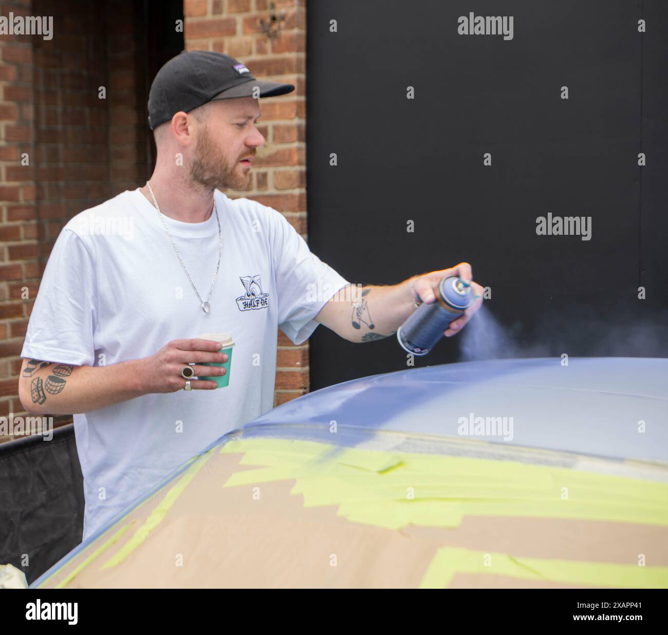 Shenfield Essex 8th Jun 2024 Renowned modern artist "Mr. Penfold" Tim ...