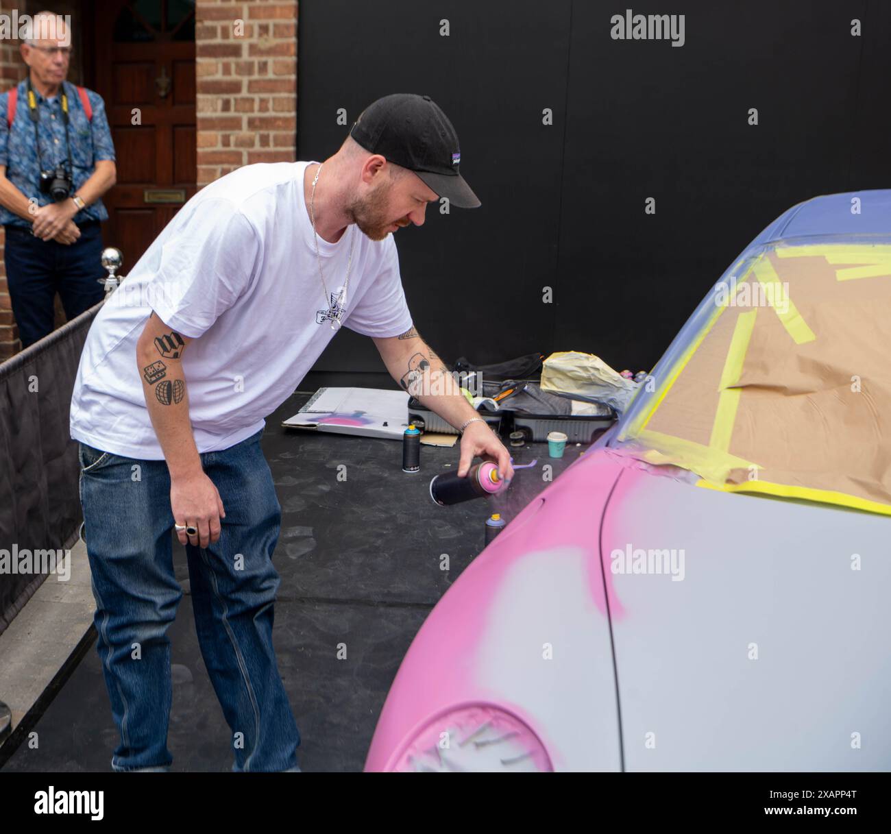 Shenfield Essex 8th Jun 2024 Renowned modern artist "Mr. Penfold" Tim ...