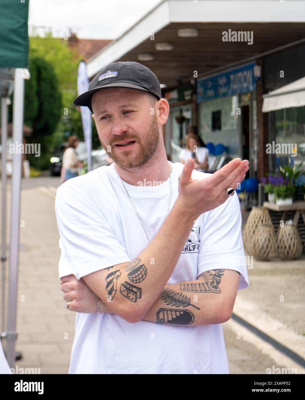 Shenfield Essex 8th Jun 2024 Renowned modern artist "Mr. Penfold" Tim ...