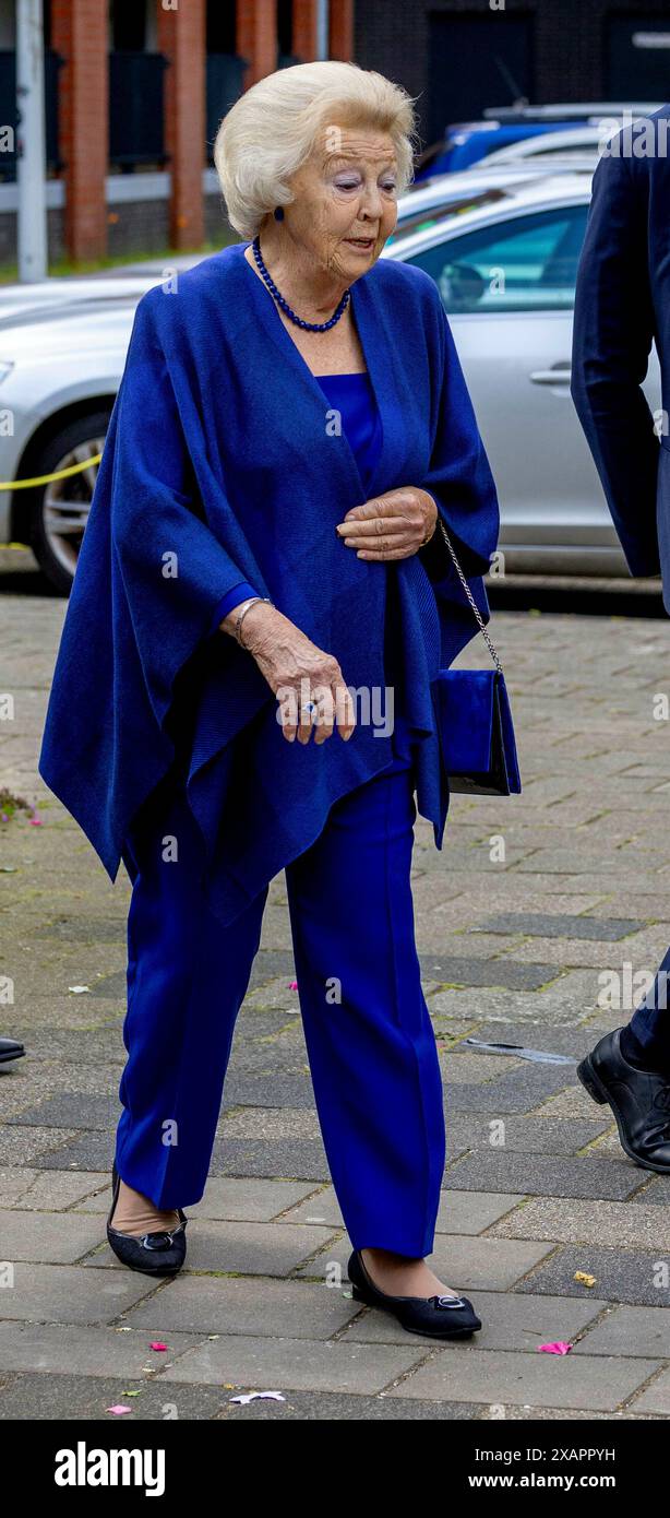 Leiden, 08-06-2024 Princess Beatrix of the Netherlands attends the ...