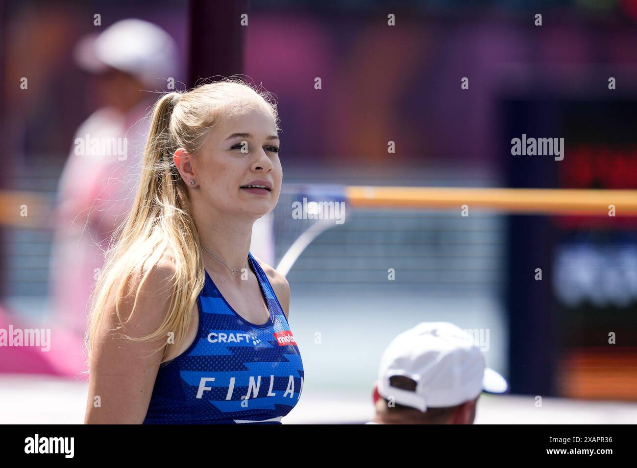 Rome, Italy, June 8th 2024: Portrait (headshot/close up) of Saga ...