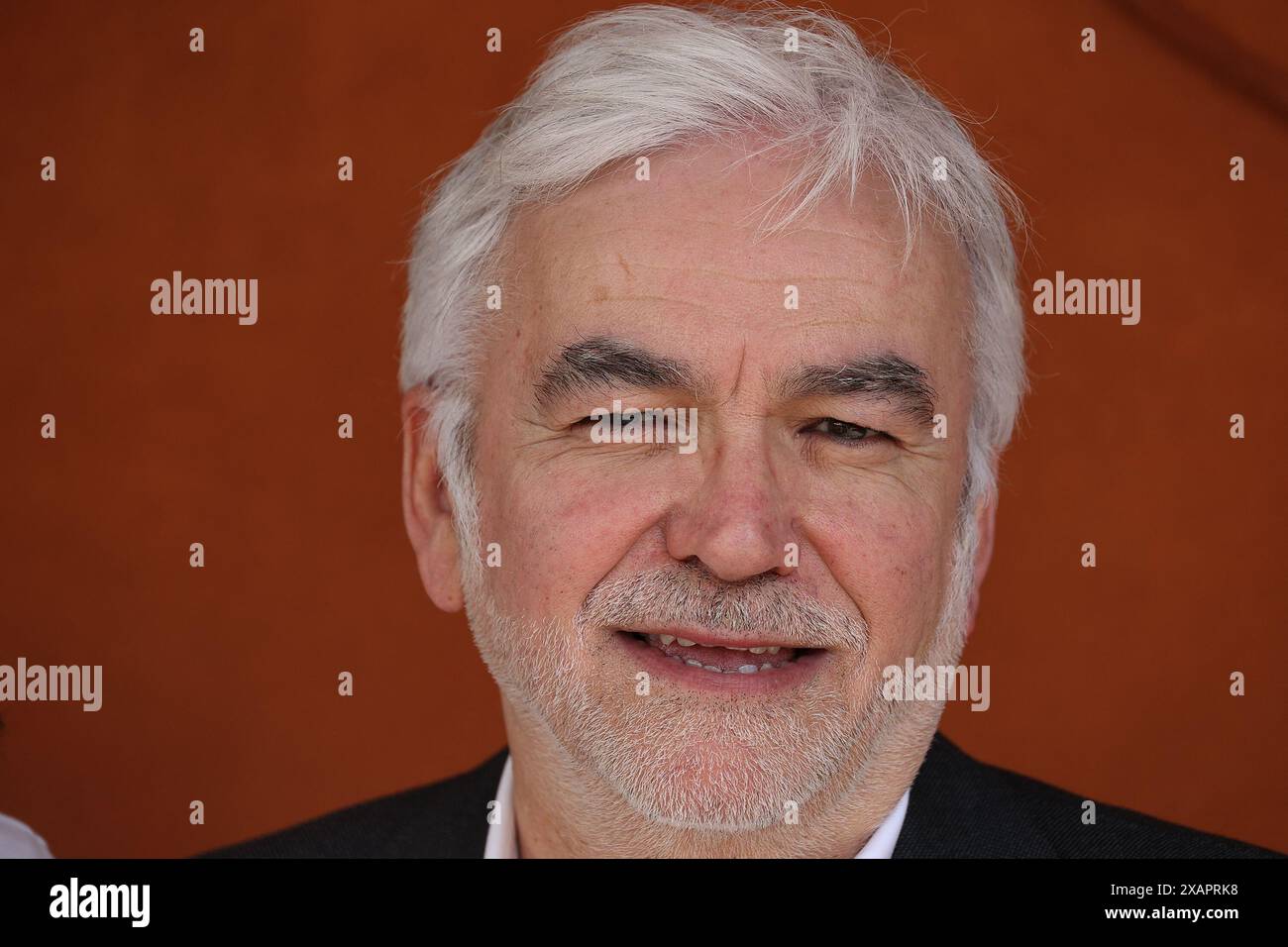 Pascal Praud at Village during the 2024 French Open at Roland Garros on ...