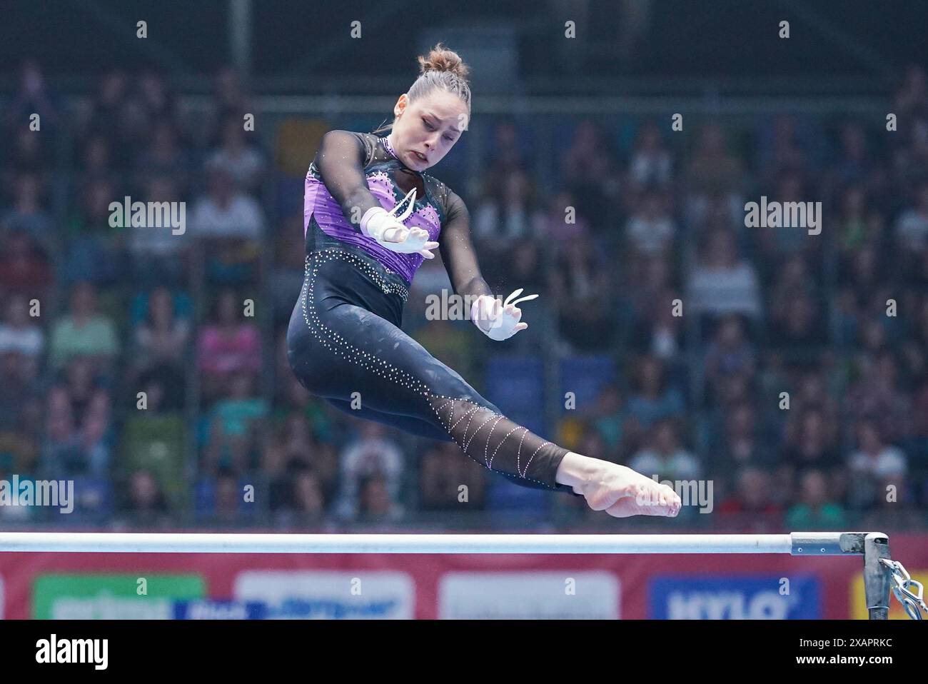 08 June 2024, Hesse, Frankfurt/Main: Gymnastics: German Championships ...