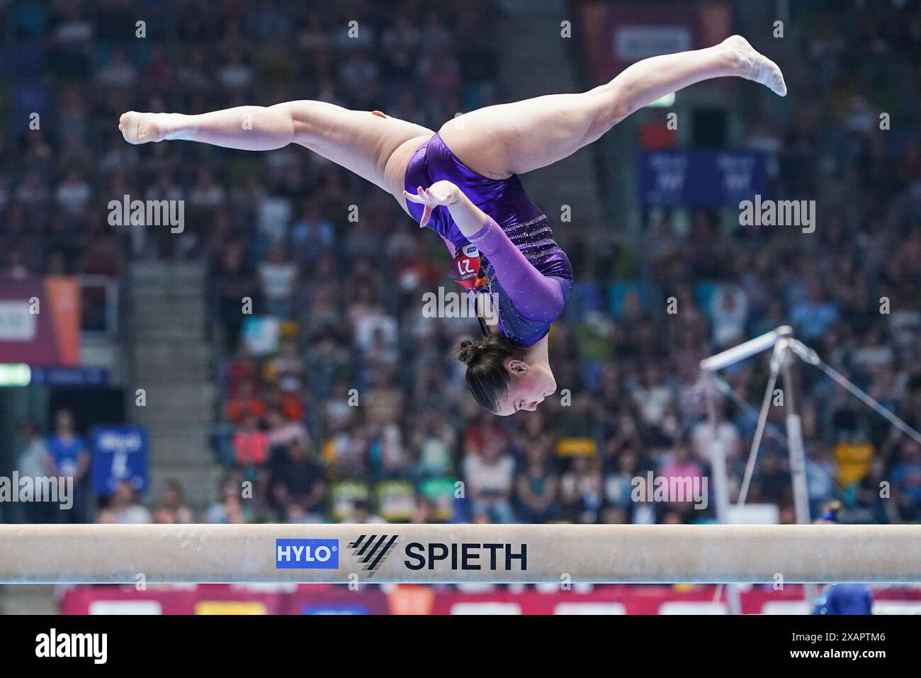 08 June 2024, Hesse, Frankfurt/Main: Gymnastics: German Championships ...