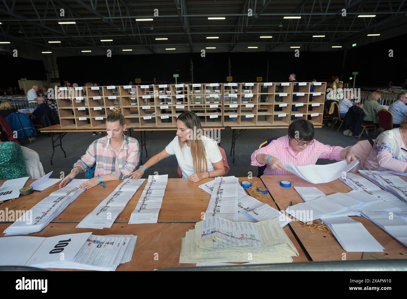 Votes are counted at RDS count centre in Dublin for local and European ...