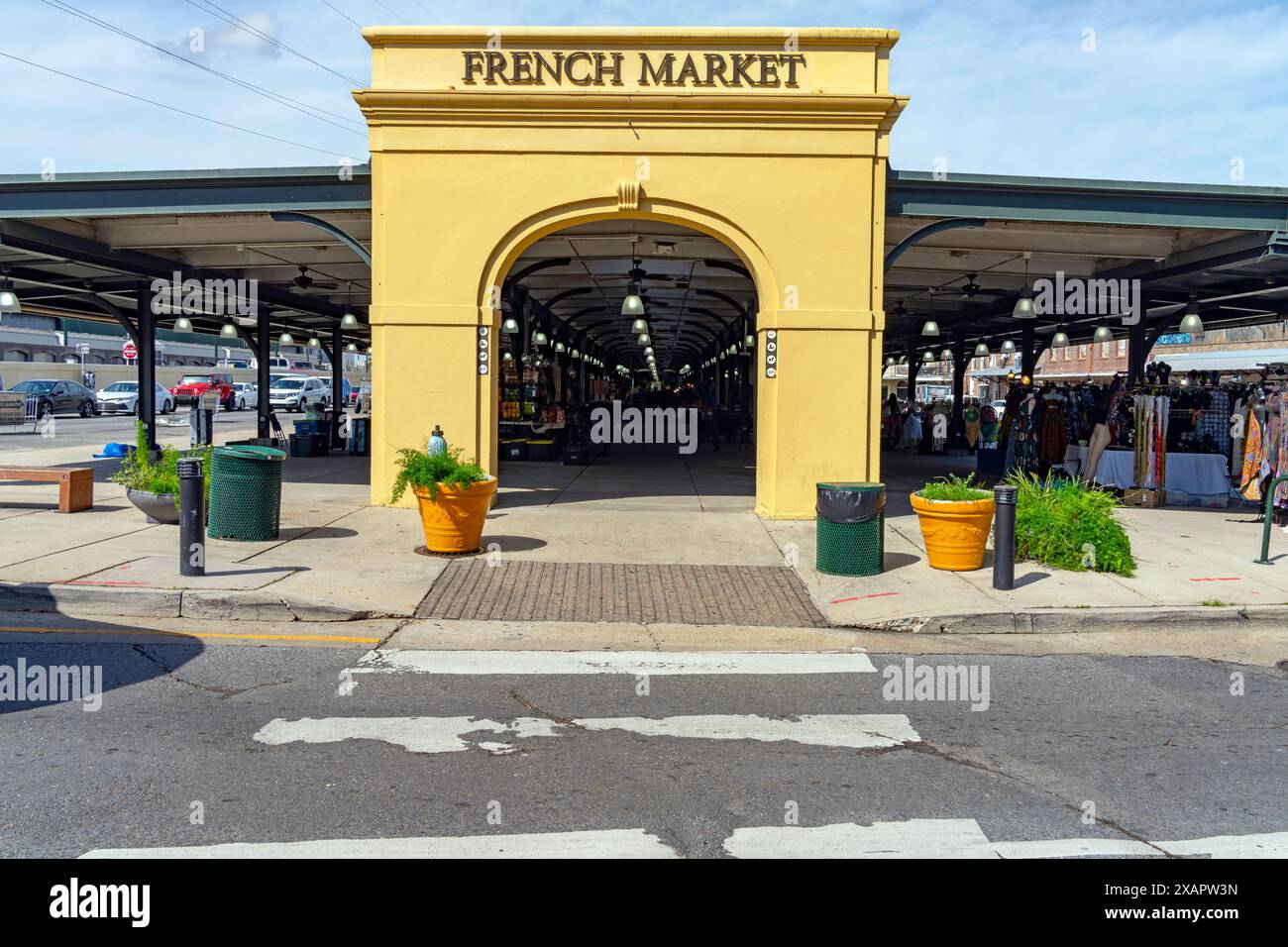 French Market in New Orleans French Quarter, Louisiana State, USA Stock ...