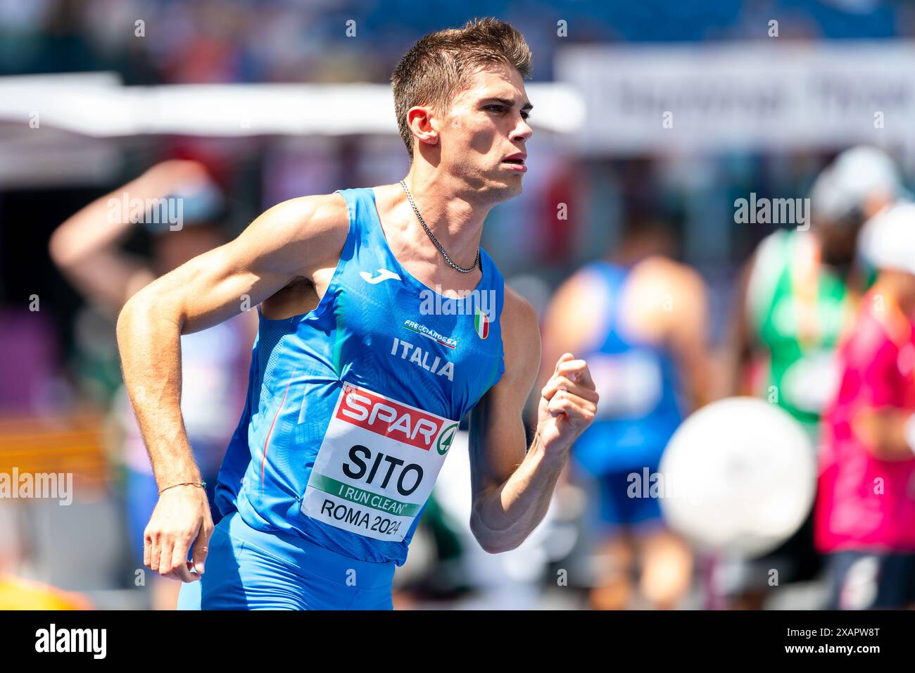 ROME, ITALY - JUNE 8: Luca Sito of Italy competing in the 400m Men ...