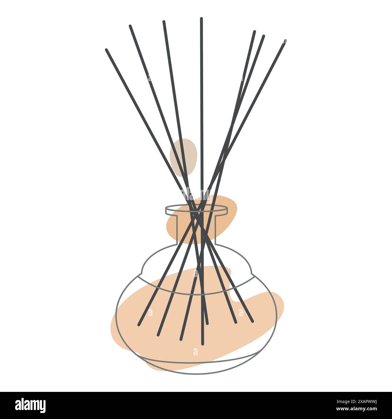 Aroma perfume sticks in Stock Vector Images - Alamy