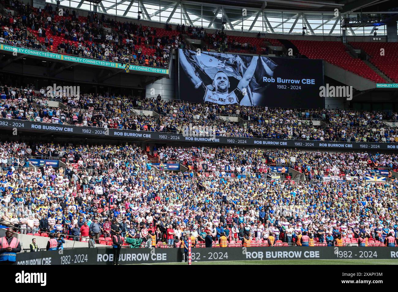 Players, match officials and fans take part in a minutes silence for ...