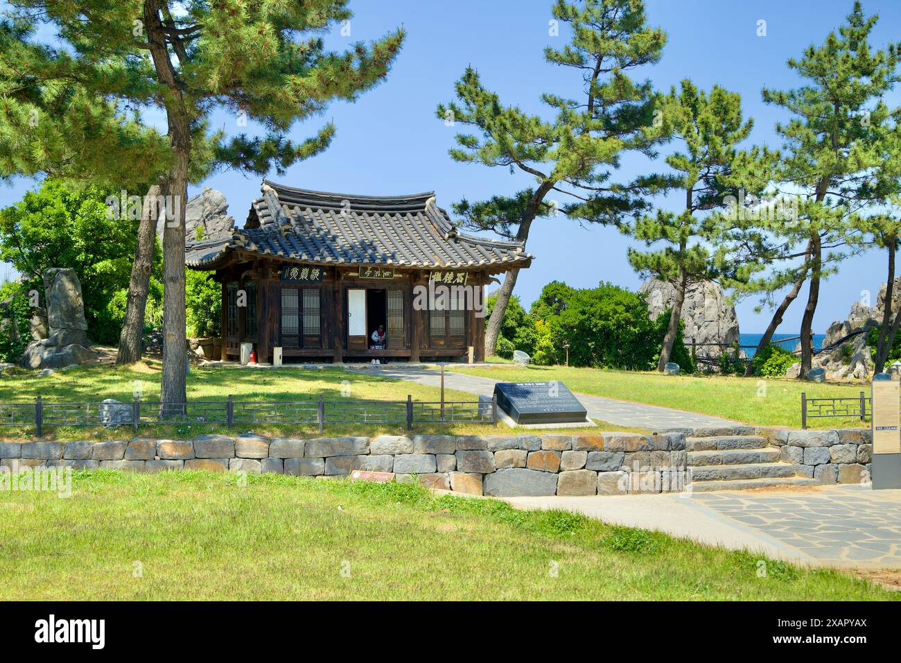 Donghae City, South Korea - May 18th, 2024: The historic Haeam Pavilion ...