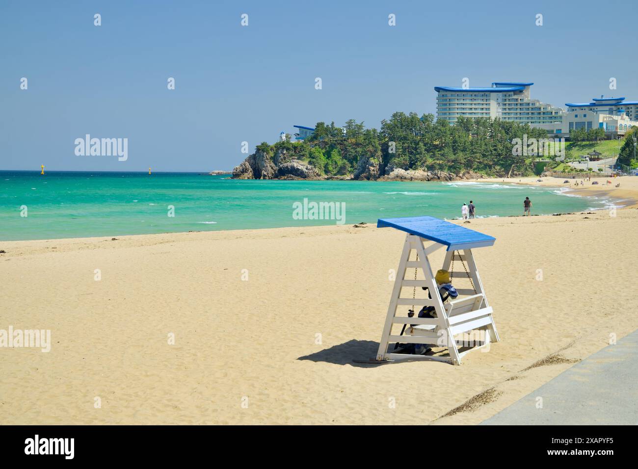 Donghae City, South Korea - May 18th, 2024: A tranquil scene at Chuam ...