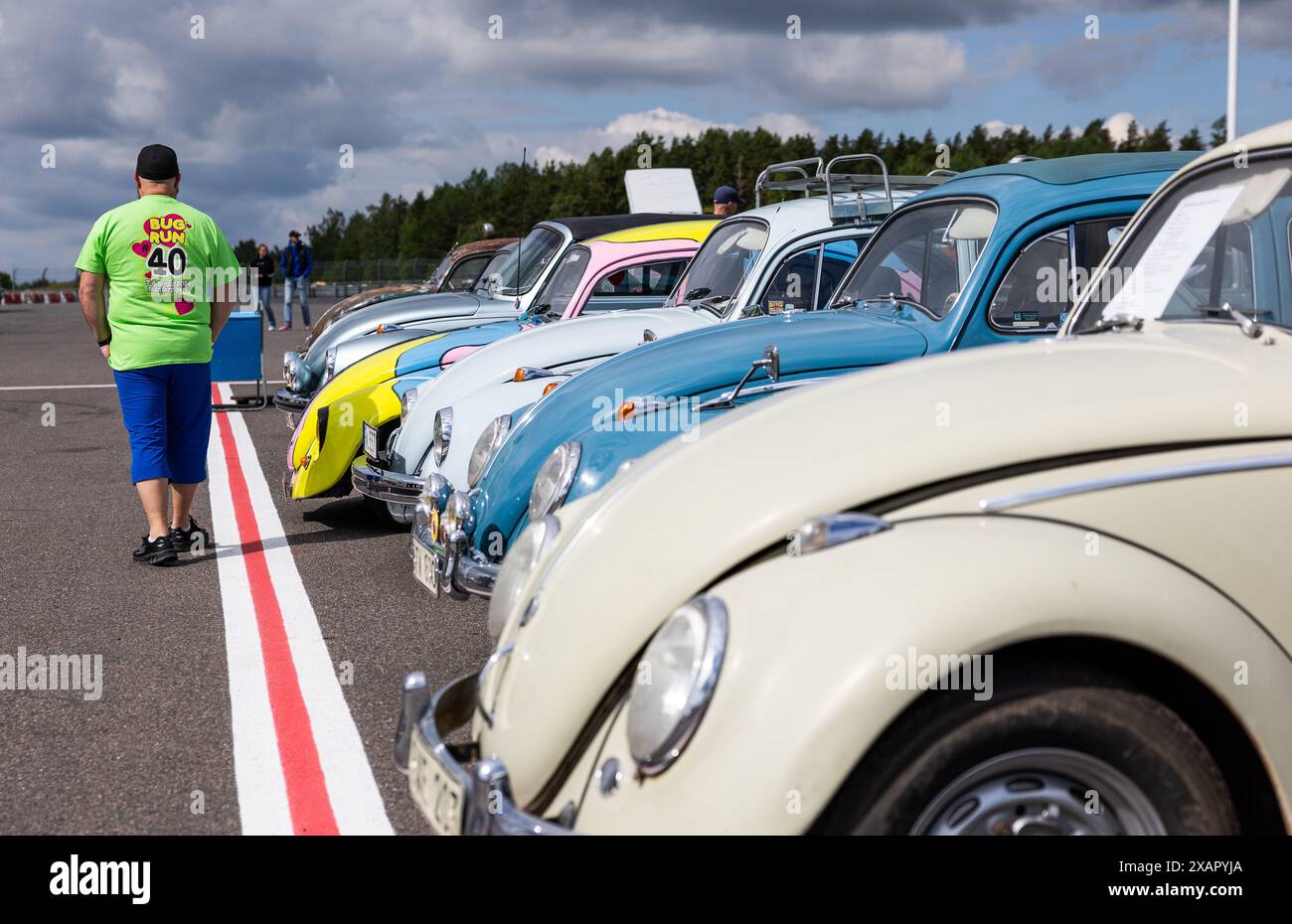 Bug Run at Mantorp Park, Mantorp, Sweden, during Saturday. VW ...