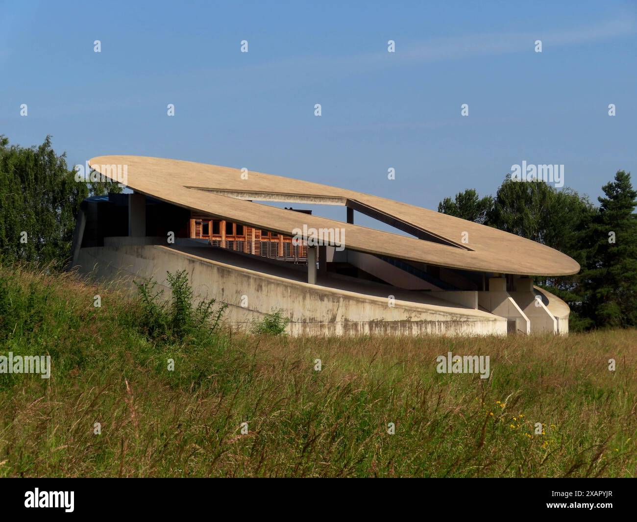 Blick auf das Bauwerk Haus der Musiker auf der ehemaligen ...