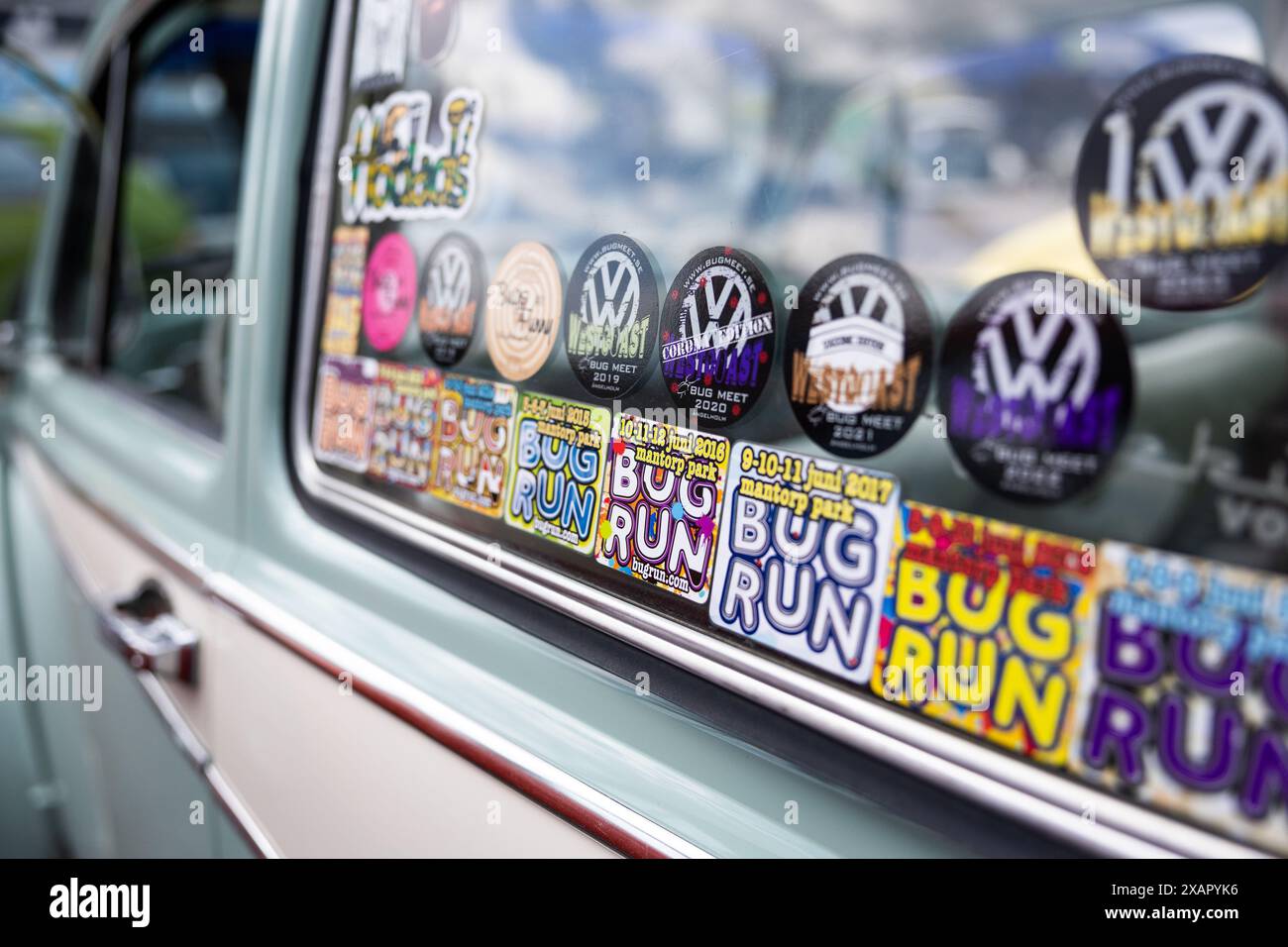 Bug Run at Mantorp Park, Mantorp, Sweden, during Saturday. VW ...