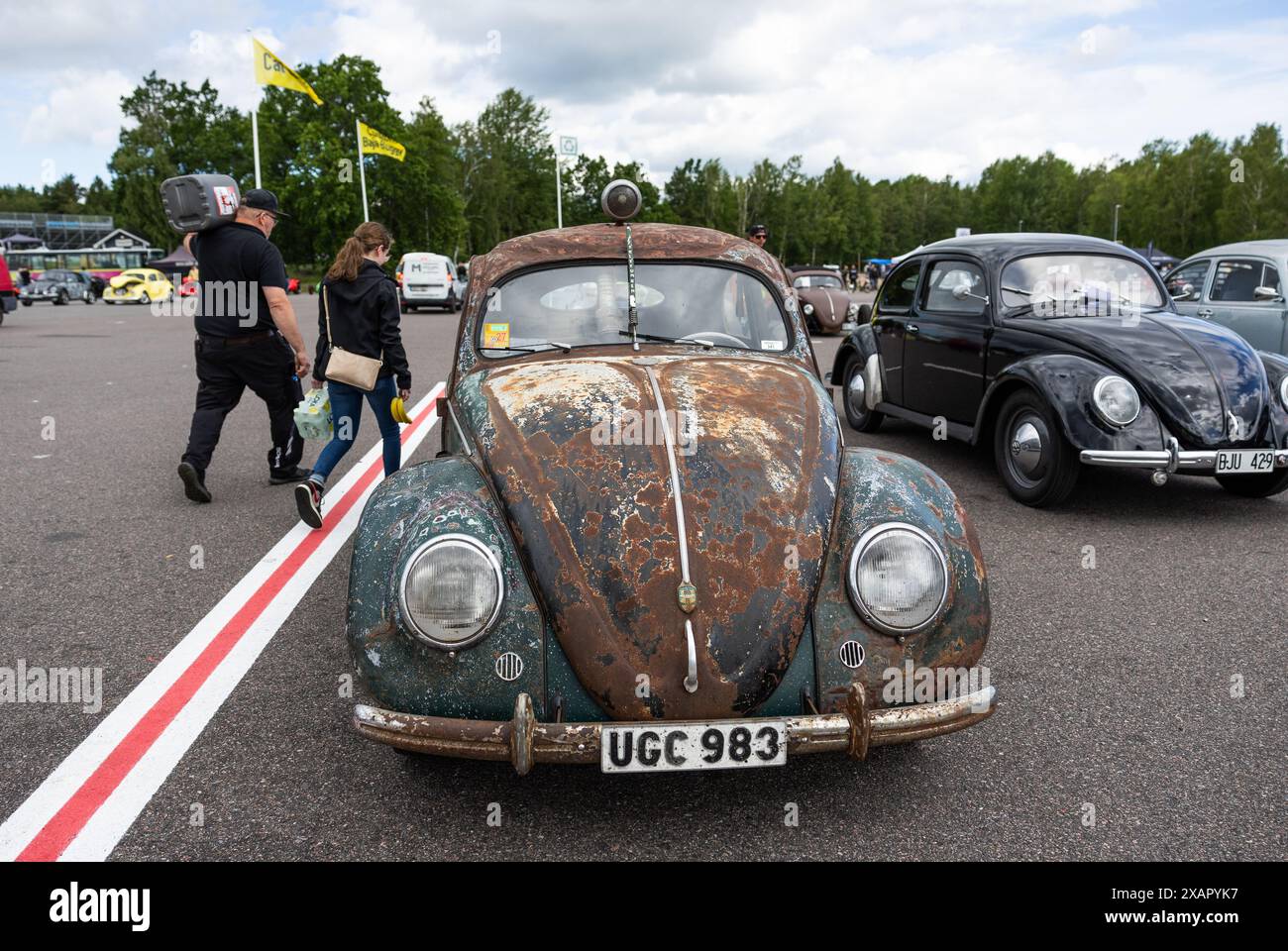 Bug Run at Mantorp Park, Mantorp, Sweden, during Saturday. VW ...