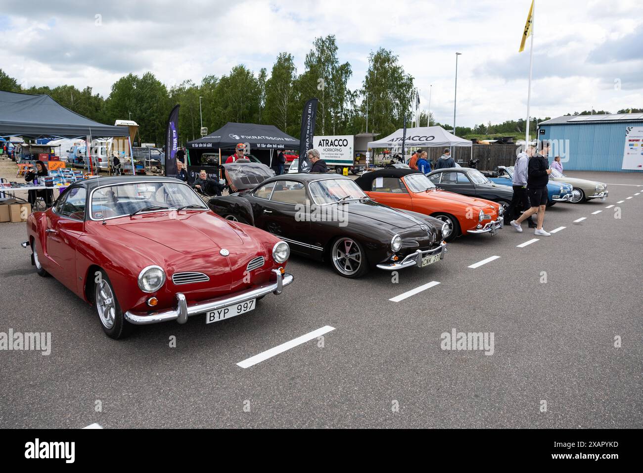 Bug Run at Mantorp Park, Mantorp, Sweden, during Saturday. VW ...