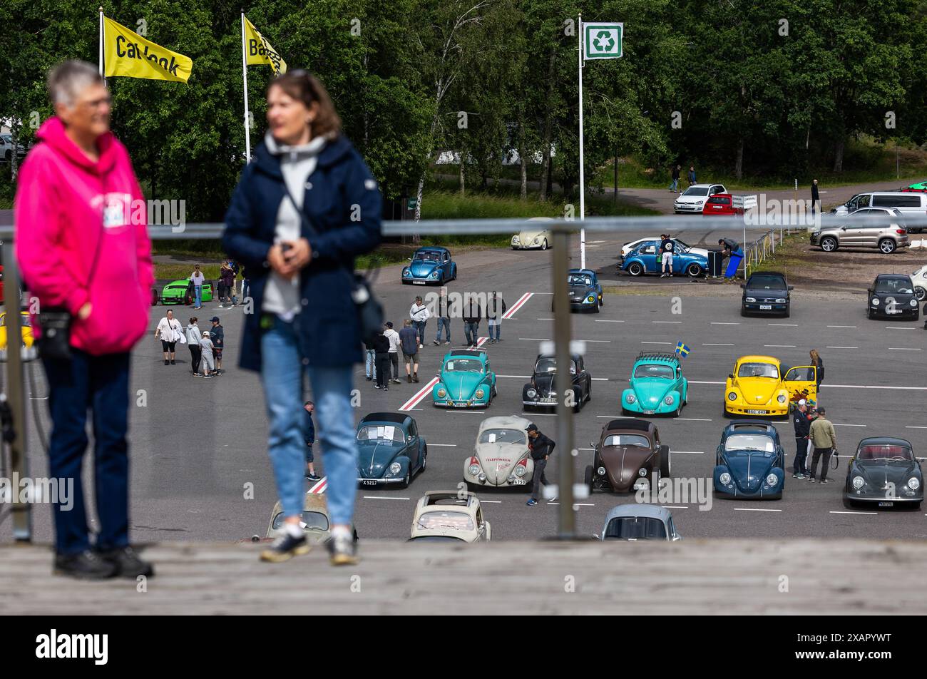 Bug Run at Mantorp Park, Mantorp, Sweden, during Saturday. VW ...