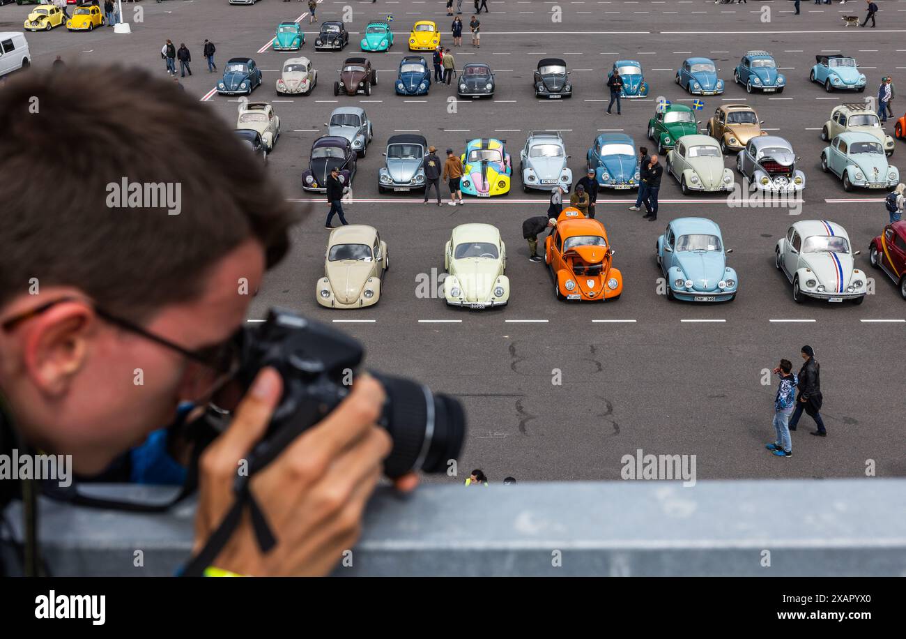 Bug Run at Mantorp Park, Mantorp, Sweden, during Saturday. VW ...