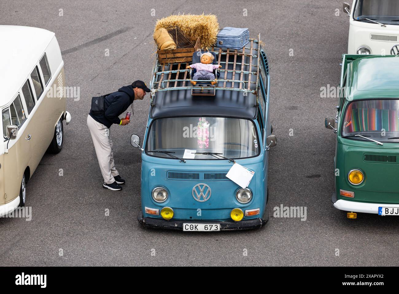 Bug Run at Mantorp Park, Mantorp, Sweden, during Saturday. VW ...