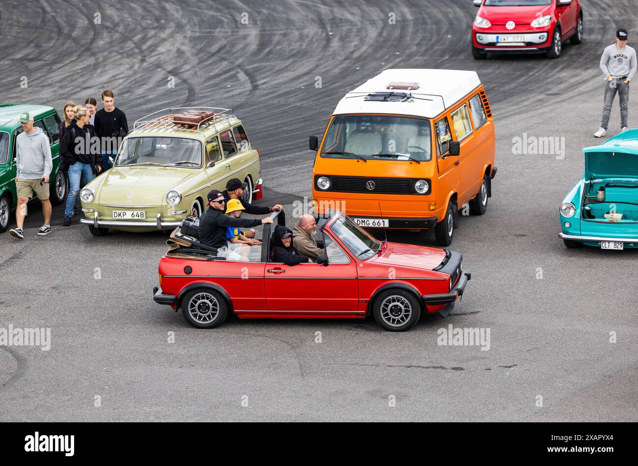 Bug Run at Mantorp Park, Mantorp, Sweden, during Saturday. VW ...