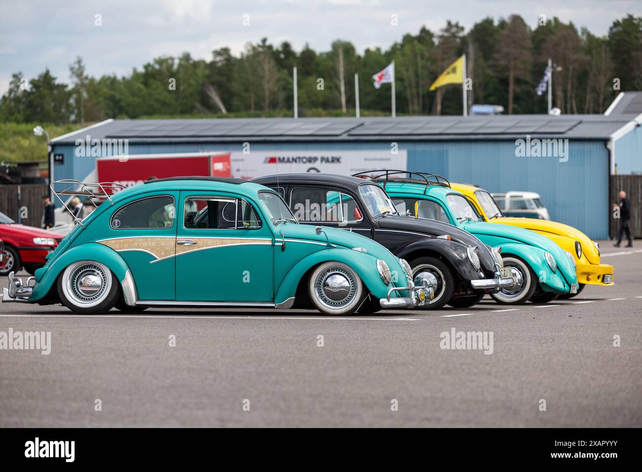 Bug Run at Mantorp Park, Mantorp, Sweden, during Saturday. VW ...