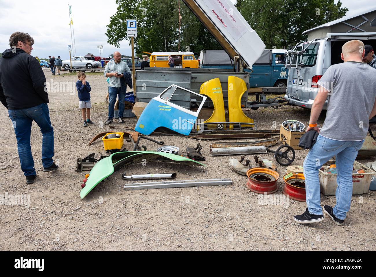 Bug Run at Mantorp Park, Mantorp, Sweden, during Saturday. VW ...