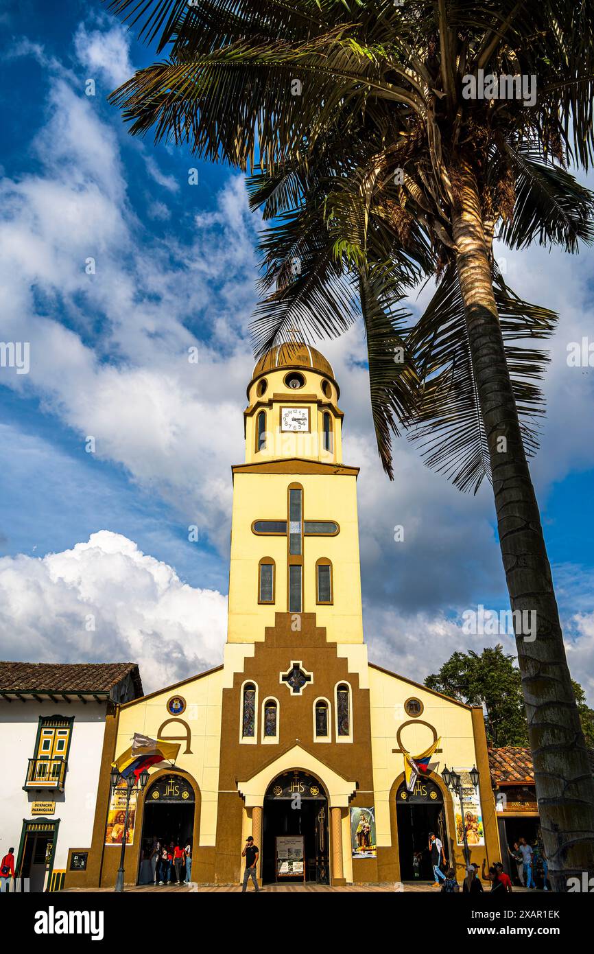 Salento landmarks, Colombia Stock Photo - Alamy