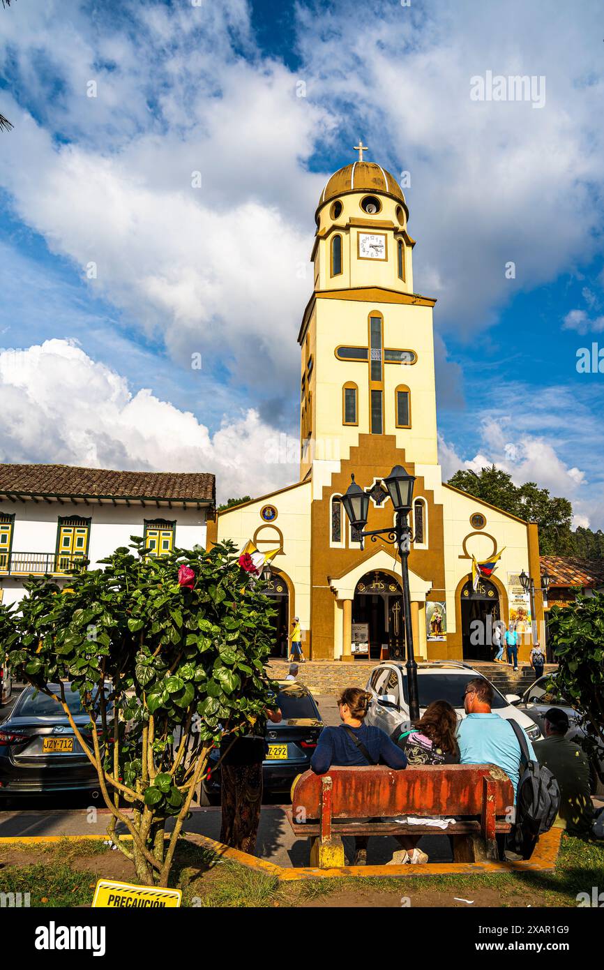 Salento landmarks, Colombia Stock Photo - Alamy